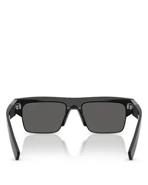 Prada Rectangular Sunglasses, 55mm - Black