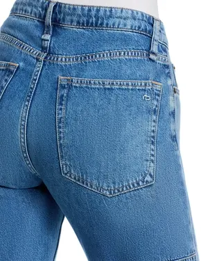 Rag & Bone Featherweight Stevie Slim High Rise Tapered Jeans - Echo