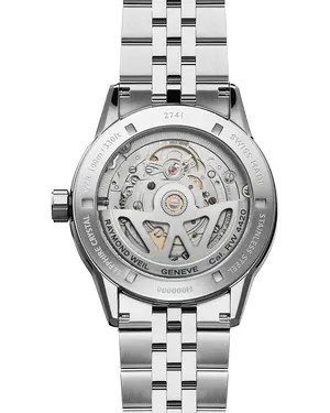 RAYMOND WEIL Freelancer Automatic Bracelet Watch - Silver/blue
