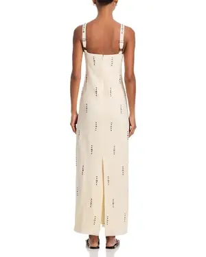 Rag & Bone Aubrey Maxi Dress With Grommet Details - Ivory