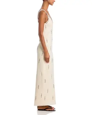 Rag & Bone Aubrey Maxi Dress With Grommet Details - Ivory