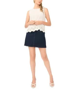 Vince Camuto Sleeveless Crewneck Top