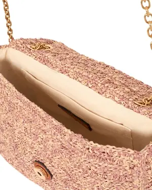 Gerard Darel Le Fanny Crochet Raffia Crossbody