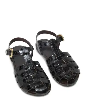 Maje Multi-strap Leather Sandals