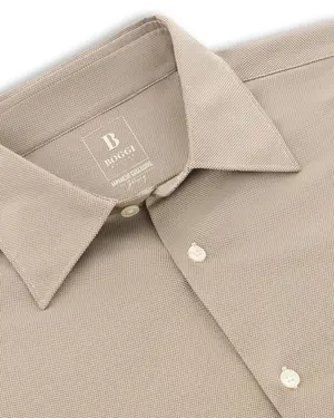 Boggi Milano Regular Fit Japanese Jersey Shirt