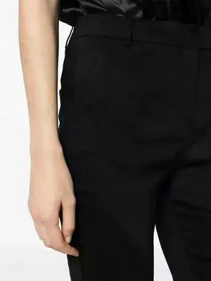 Pinko Bello Mid-waist Cigarette Trousers - Black