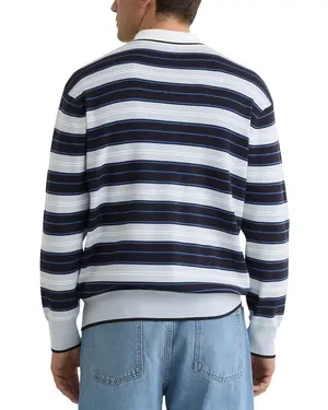 REISS Relaxed Fit Stripe Polo Shirt