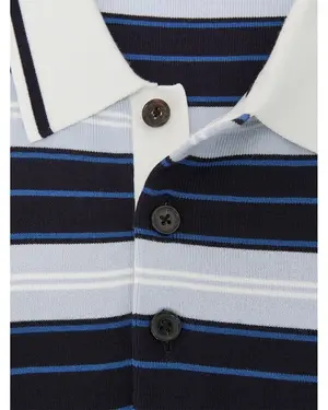 REISS Relaxed Fit Stripe Polo Shirt