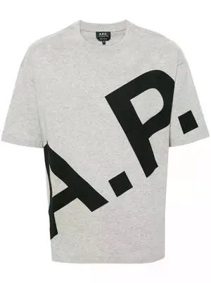 A.p.c. Lisandre Cotton T-shirt - Grey