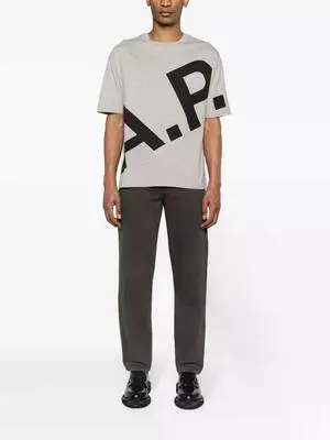 A.p.c. Lisandre Cotton T-shirt - Grey