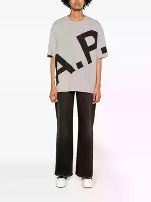 A.p.c. Lisandre Cotton T-shirt - Grey