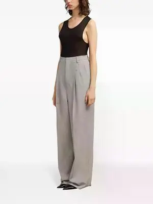 AMI Paris Pleated Palazzo Pants