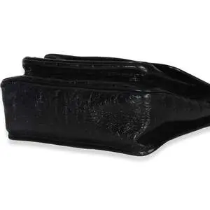 Saint Laurent Matelasse Niki Chain Satchel Crinkled Calfskin - Black