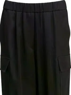 SEMPER Tapered Trousers With Cargo Pockets - Black