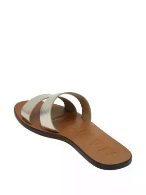Manebí Platinum Strap Sandals