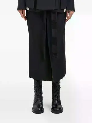 ALESSANDRA MARCHI Midi Skirt With Belt