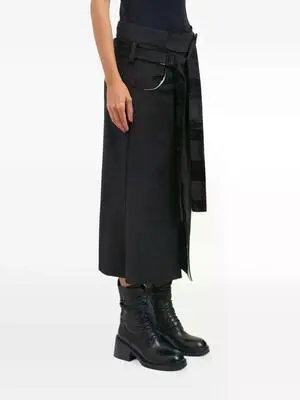 ALESSANDRA MARCHI Midi Skirt With Belt