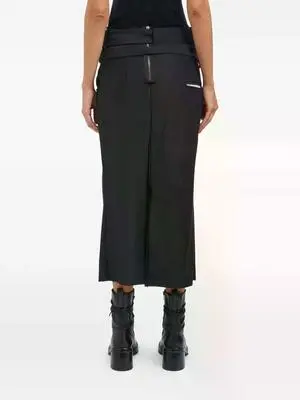 ALESSANDRA MARCHI Midi Skirt With Belt