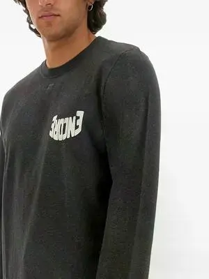 COURREGES Logo-detail Long-sleeve T-shirt