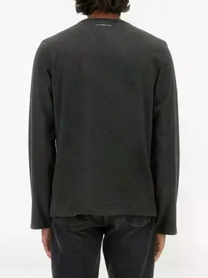 COURREGES Logo-detail Long-sleeve T-shirt