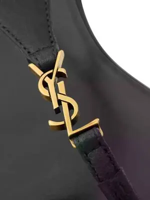 Saint Laurent Leather Sandals - Black
