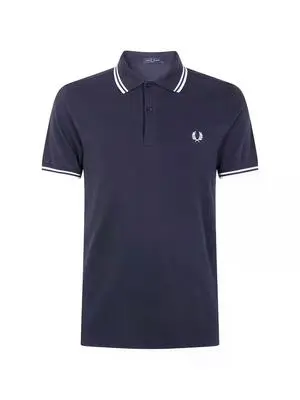 Fred Perry Tipped Laurel Polo T-shirt - Blue