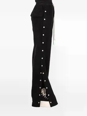 Rick Owens Pusher Button-detail Trousers