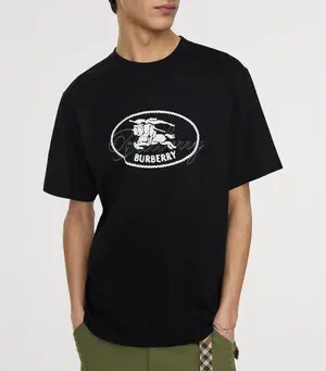 Burberry Ekd Stamp T-shirt - Black