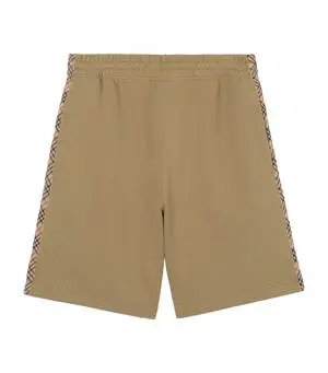 Burberry Check-trim Sweatshorts