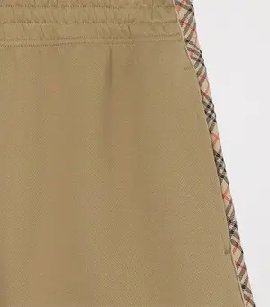 Burberry Check-trim Sweatshorts