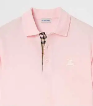 Burberry Cotton Polo Shirt - Pink