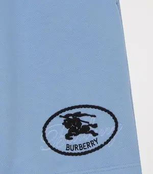 Burberry Equestrian Knight Sweatshorts - Blue