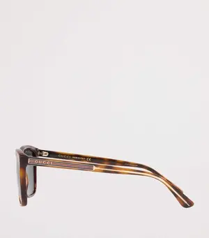 Gucci Acetate Rectangle Sunglasses