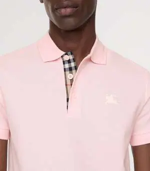 Burberry Cotton Polo Shirt - Pink