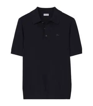 Burberry Cashmere Polo Shirt - Navy