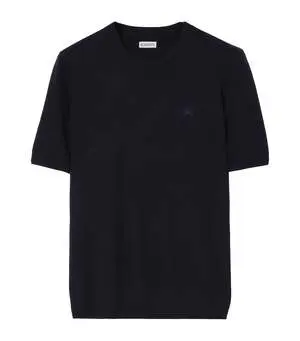 Burberry Cashmere T-shirt - Navy