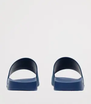Burberry Logo Slides - Blue