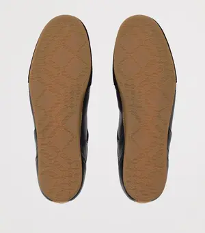 Burberry Leather Knight Runner Sneakers
