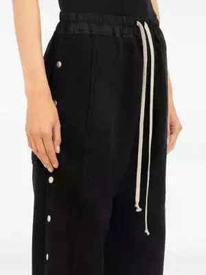 Rick Owens Pusher Button-detail Trousers