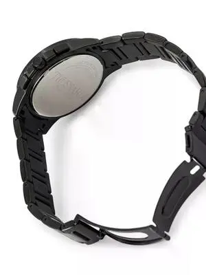 TRUSSARDI 44mm Chronograph Watch - Black