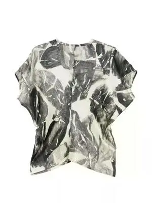 ALYSI Printed V-neck Shirt