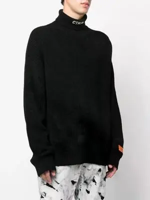 Heron Preston Embroidered Roll-neck Jumper