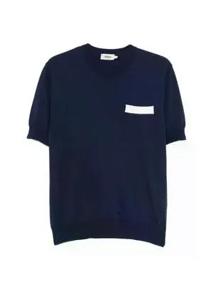 Altea Patch-pocket Short-sleeve T-shirt - Blue