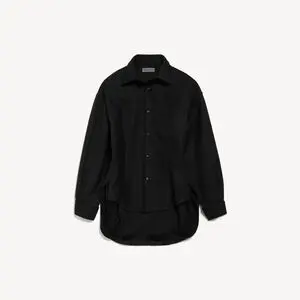Balenciaga Classic Cotton Shirt - Black