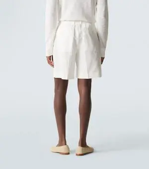 Brioni Linen And Cotton Shorts