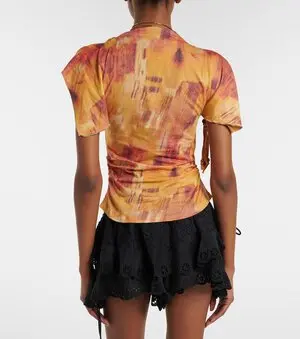 Isabel Marant Étoile Jazia Printed Ruffled Top - Multicoloured