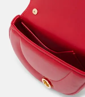 BVLGARI Serpenti Cuoricino Mini Top-handle Bag - Red