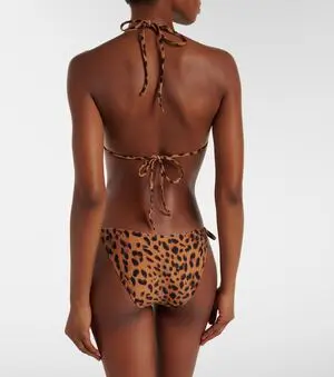 Melissa Odabash Cancun Leopard-print Bikini Bottoms