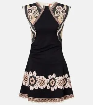 La DoubleJ Lela Printed Jersey Minidress - Multicoloured