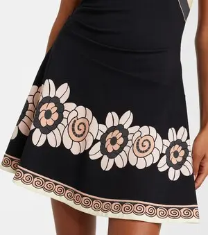 La DoubleJ Lela Printed Jersey Minidress - Multicoloured